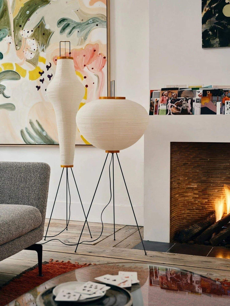 Akari 14A Floor Lamp | Modern Japanese Paper Design – Vinlighting