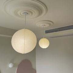Akari Spherical Pendant Light | Modern Japanese Paper Lantern – Vinlighting