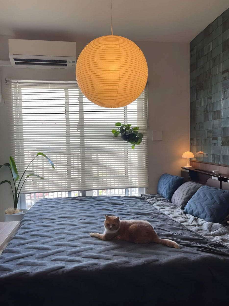 Akari 21A 26A 70A 95A | Japanese Paper Pendant Light | Hanging Lamp ...