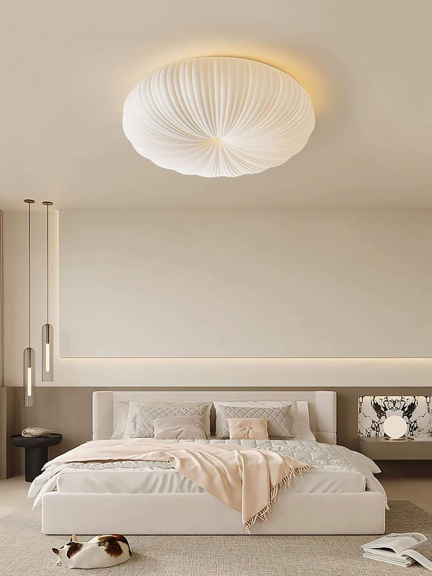 Bobby Ceiling Light | Modern Round Flush Mount – Vinlighting