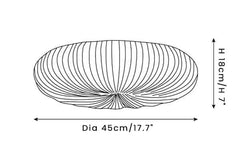 Bobby Ceiling Light | Modern Round Flush Mount | Vinlighting