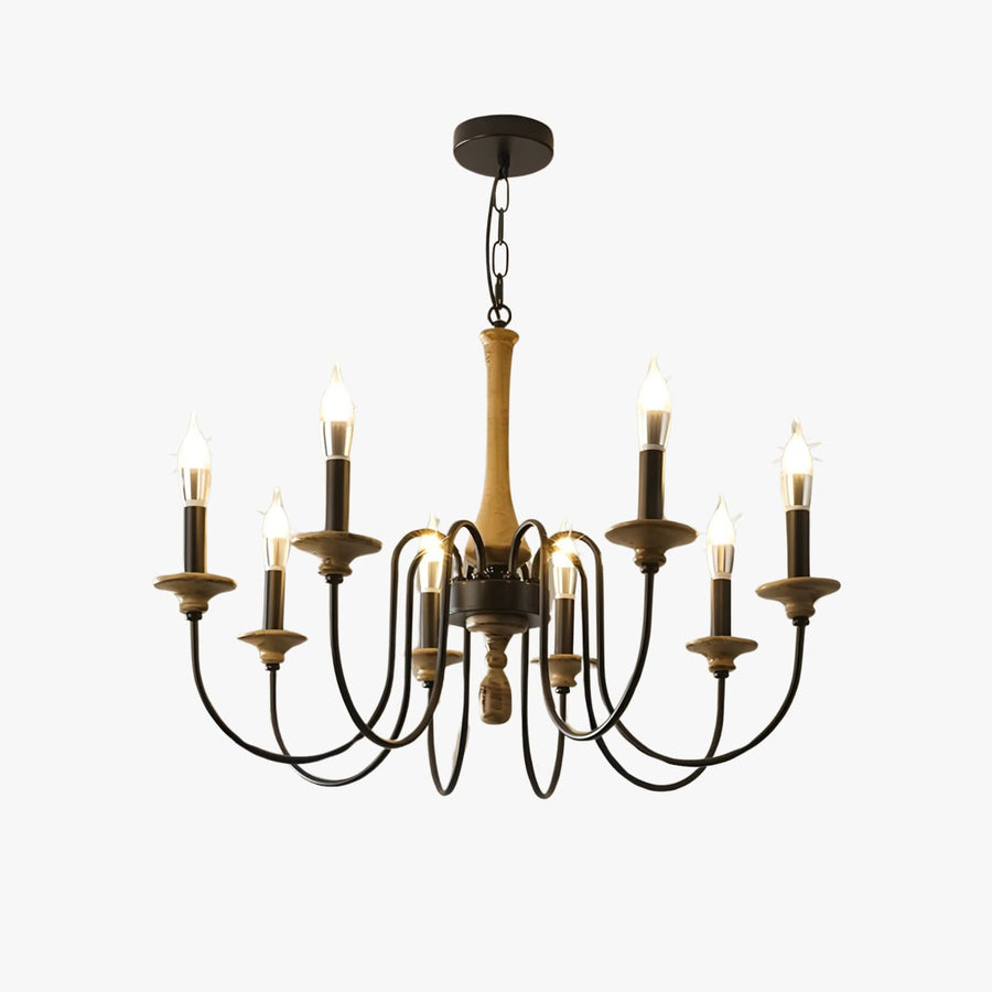 Roman Column Wall Sconce – Walnut & Glass Lamp for Modern Homes ...