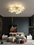 Gingko Ceiling Lamp – Ceramic Mid Century Bedroom Light – Vinlighting