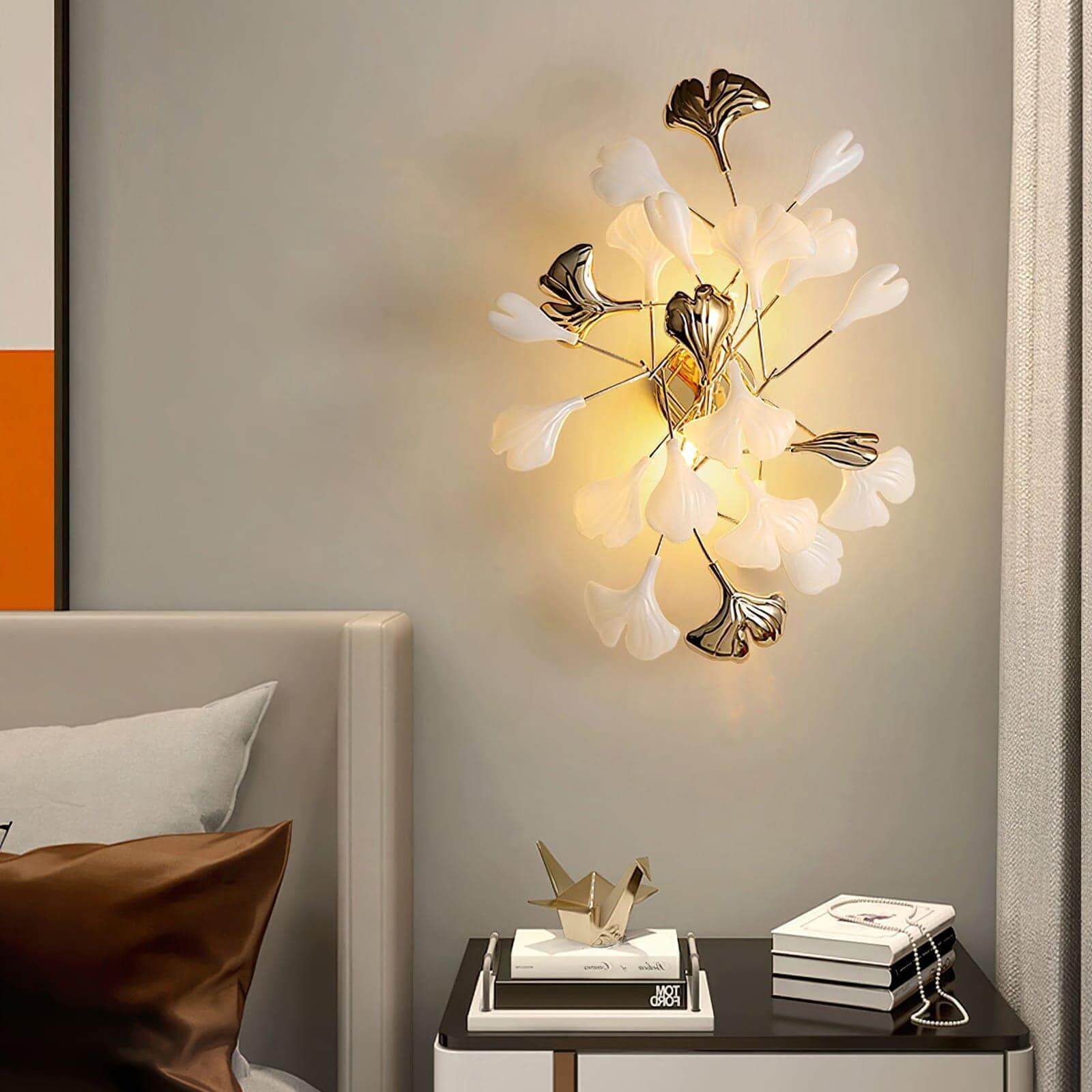 Gingko Sonia Wall Lamp - Mid Century Ceramic Sconce Light – Vinlighting