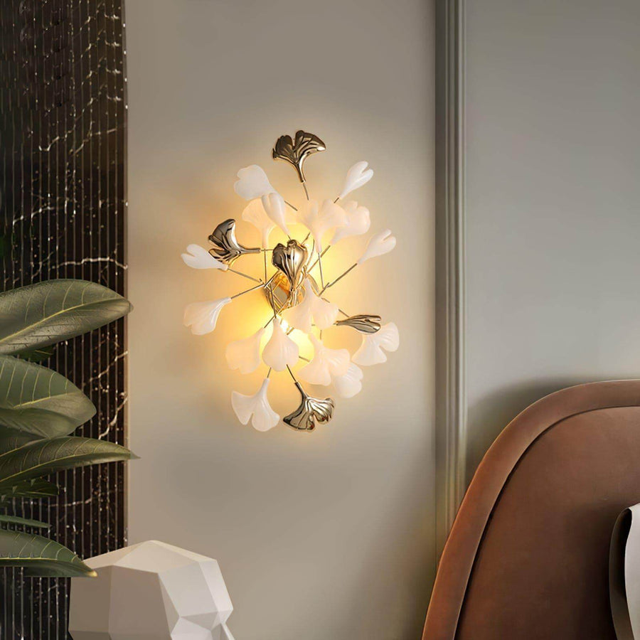 Gingko Sonia Wall Lamp - Mid Century Ceramic Sconce Light – Vinlighting