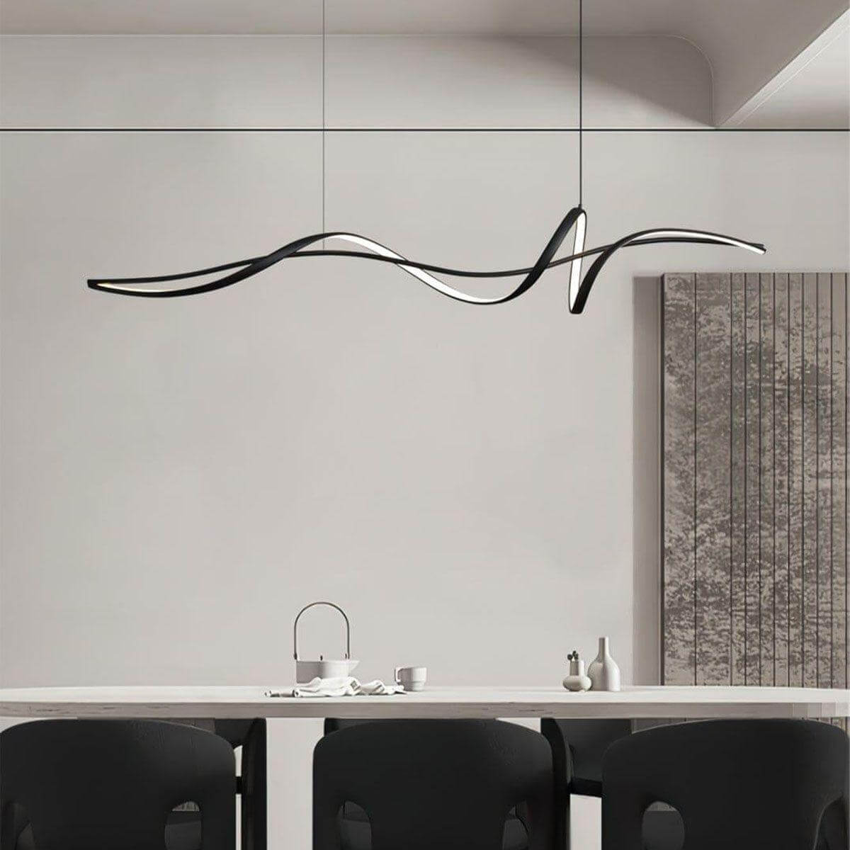 Inari Line Chandelier – Modern Minimalist Design for Dining Rooms ...