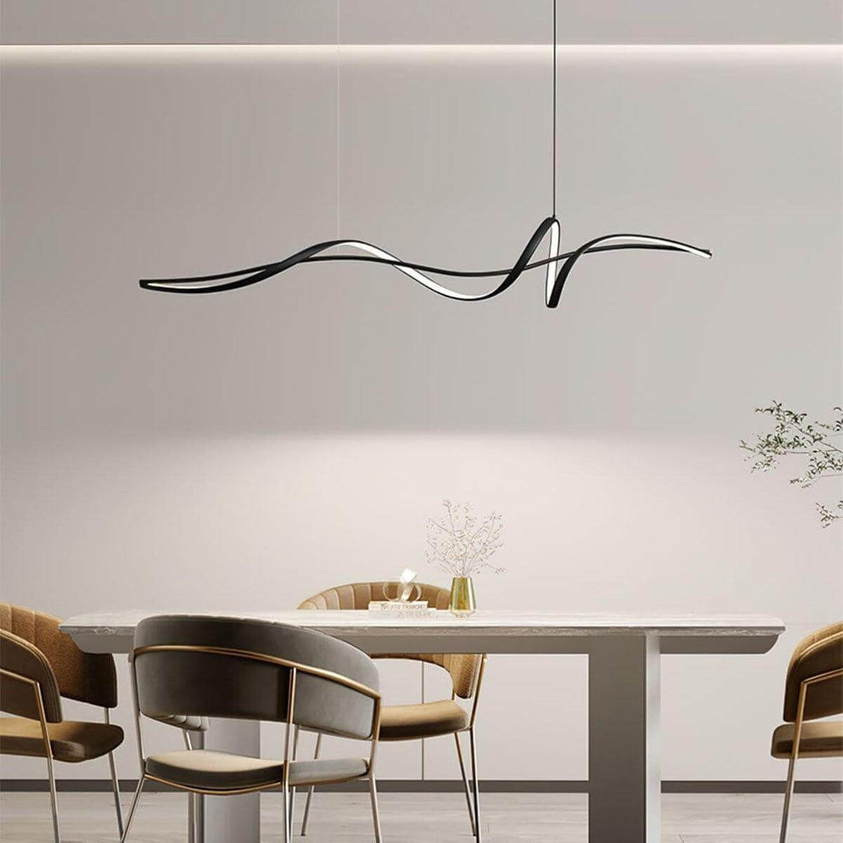 Inari Line Chandelier – Modern Minimalist Design for Dining Rooms ...