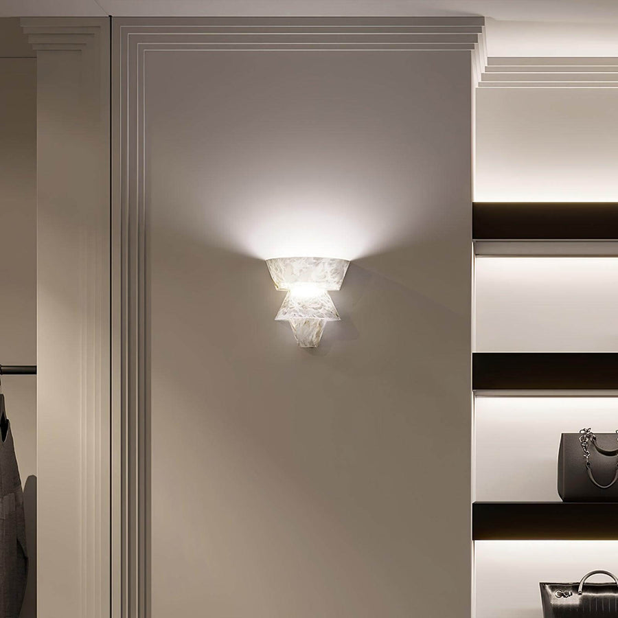 Laboratory Wall Light | Flo S LAB S18 | Alabaster Sconce – Vinlighting
