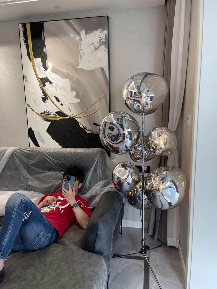 Lava Stand Floor Lamp – Unusual Lighting for Living Room – Vinlighting