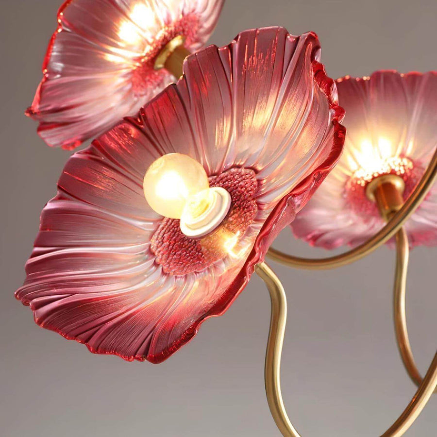 Murano Glass Flowers Chandelier | Elegant Glass Lighting – Vinlighting