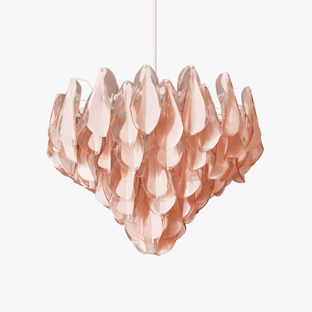 Orphia Pink Chandelier | Handmade Vintage Murano Glass Lighting ...