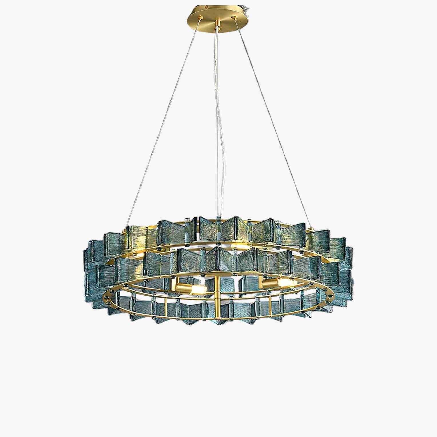 Orvex Chandelier – Contemporary bedroom Glass & Metal Lighting ...
