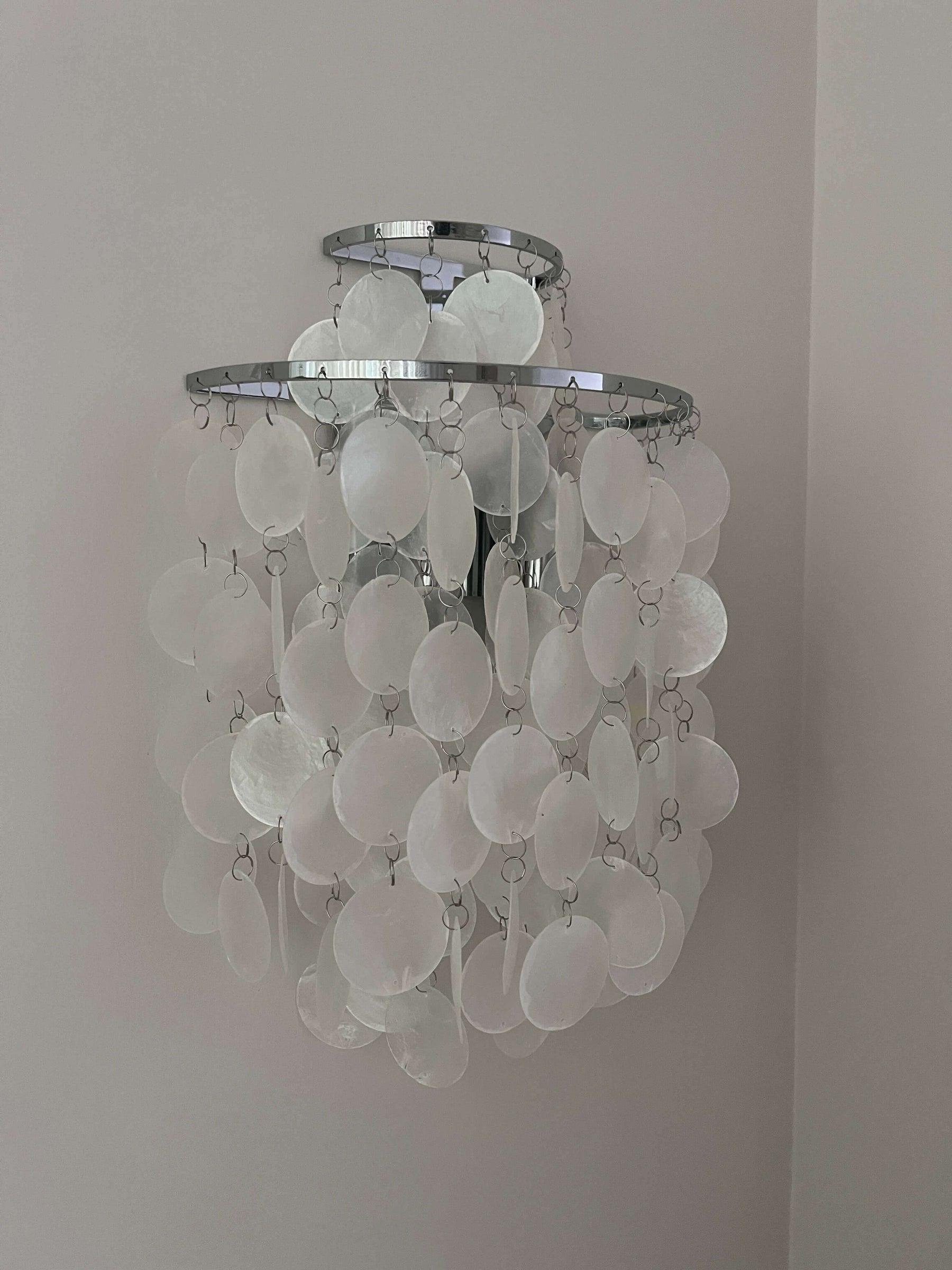 Sea Shell Fun 1WM Wall Lamp | Vintage Shell Bathroom Light – Vinlighting