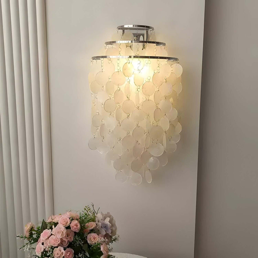 Sea Shell Fun 1WM Wall Lamp | Vintage Shell Bathroom Light – Vinlighting