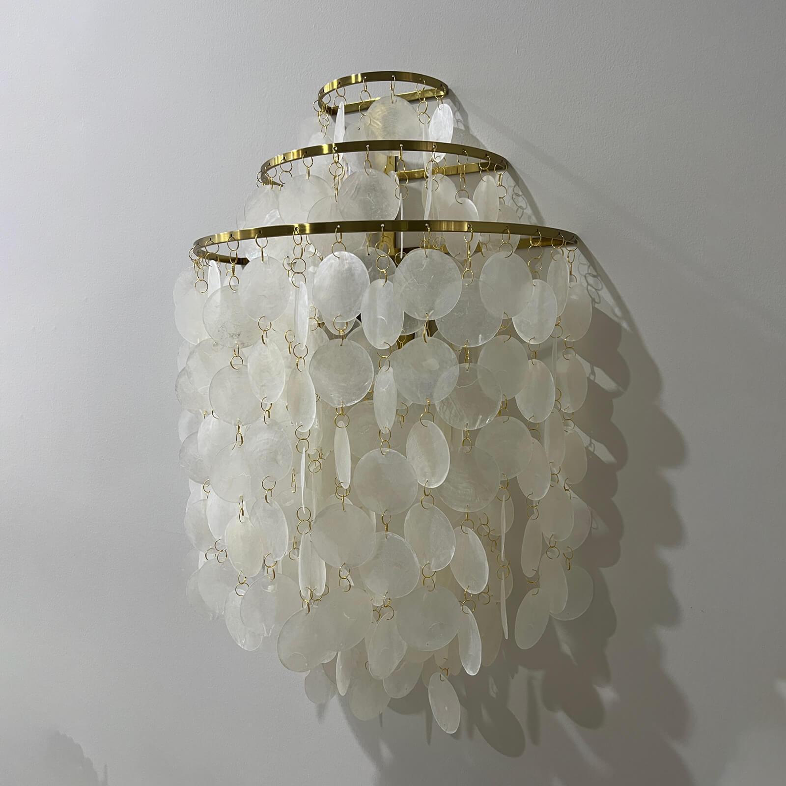 Sea Shell Fun 1WM Wall Lamp | Vintage Shell Bathroom Light – Vinlighting