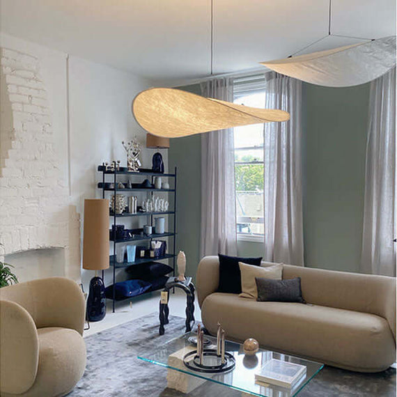 Modern Tense Pendant Light - Hanging Lamp for Living Room and Bedroom ...