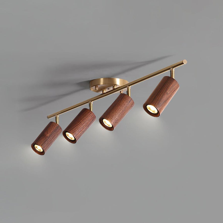 Thio Wooden Track Lighting – Adjustable & Elegant Lighting Fixture ...