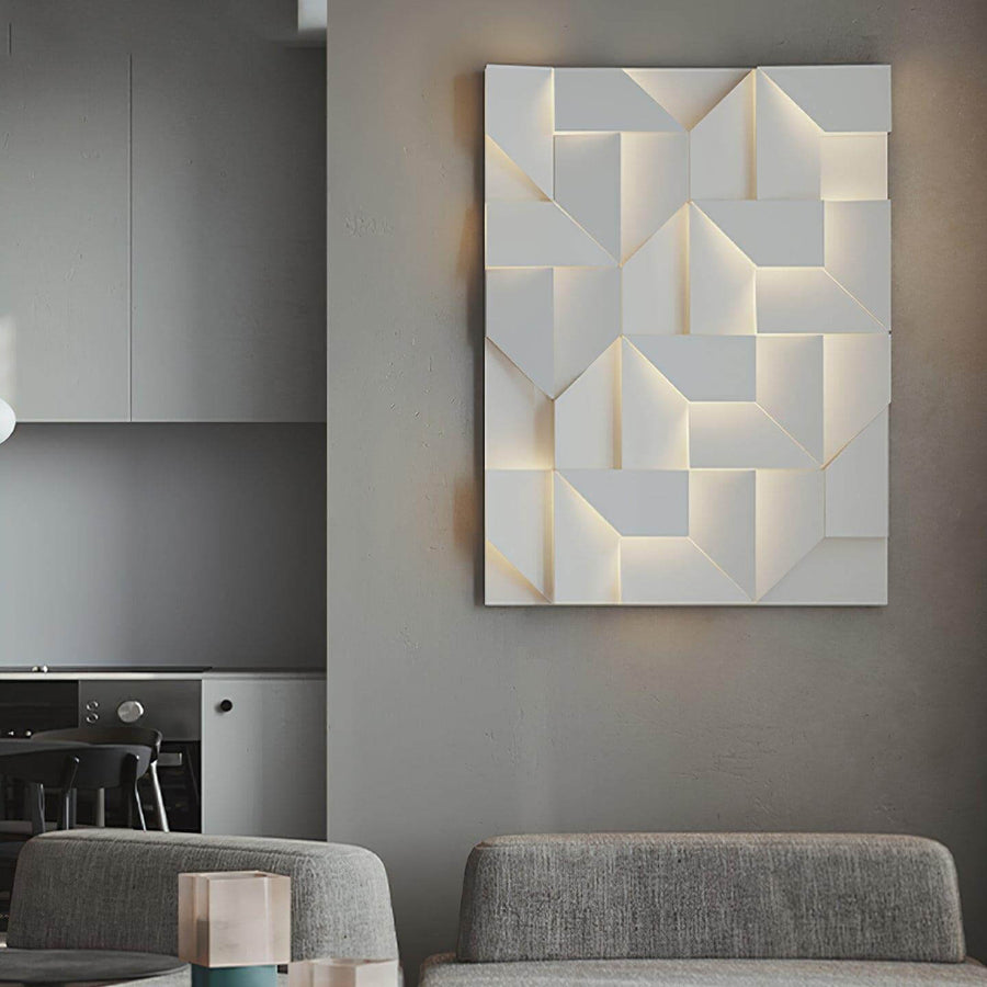 Wall Shadows Wall Lamp – Modern Minimalist White Wall Light – Vinlighting